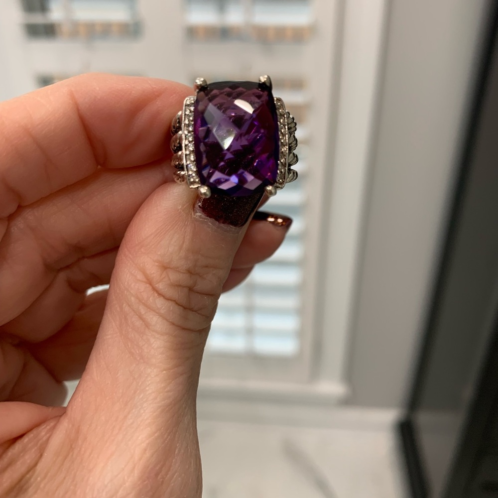 David Yurman Amethyst Ring - Gem